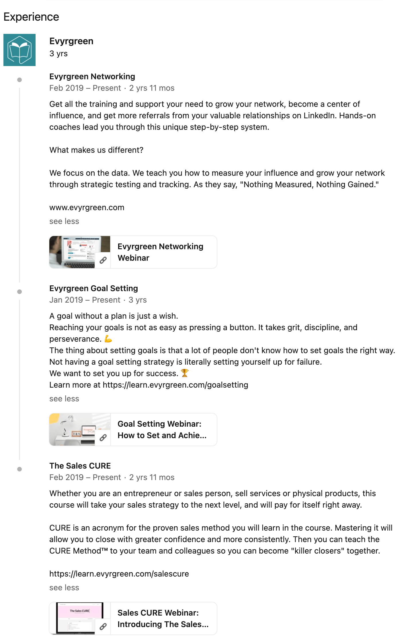 Evyrgreen | Top Tips For A Professional LinkedIn Profile