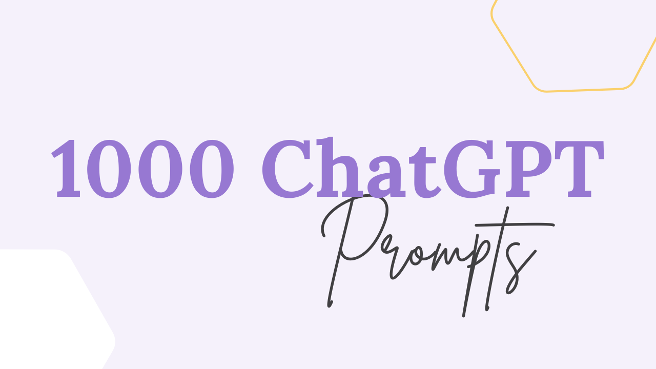 1000 ChatGPT Prompts | Evyrgreen AI